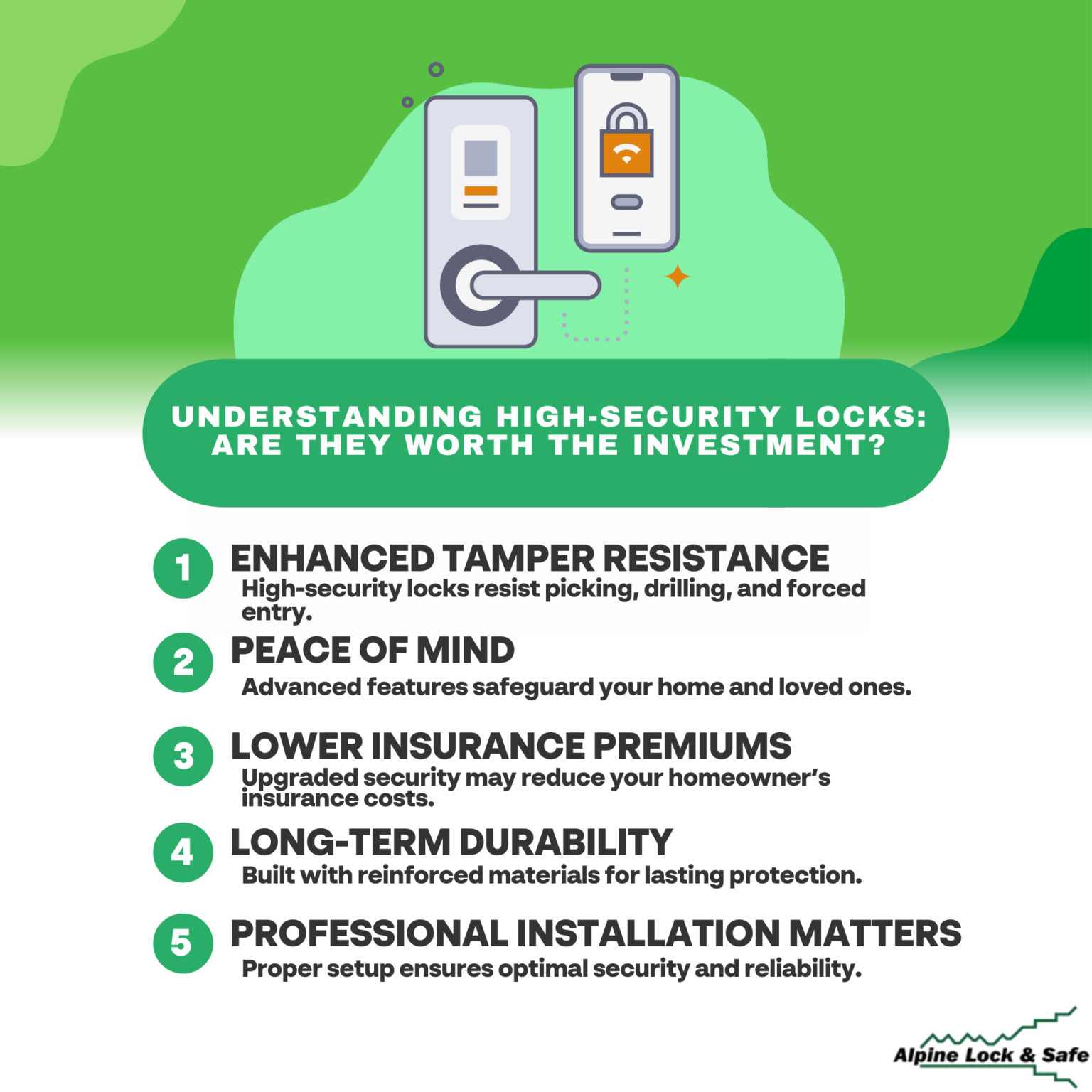 Alpine Lock & Safe | Secure Homes with High-Security Locks